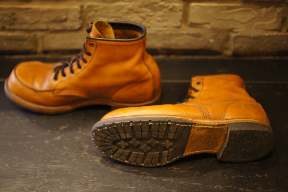 RED WING 9012 Beckman 6Inch Moc / SANDERS ロングウイングチップ Vibram 2021 オールソール ...