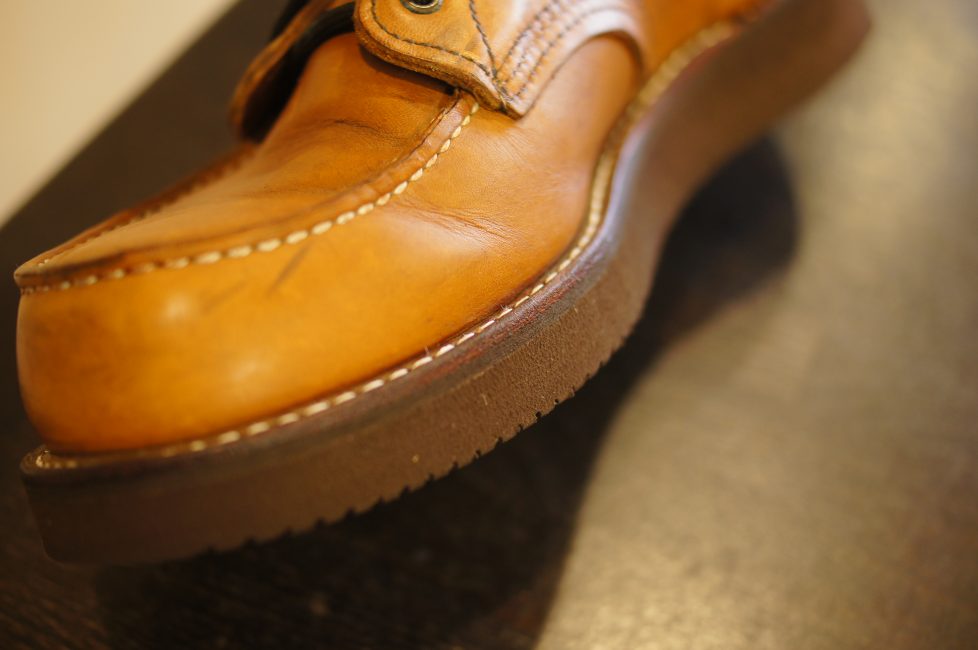 RED WING 9012 Beckman 6Inch Moc / SANDERS ロングウイングチップ Vibram 2021 オールソール ...